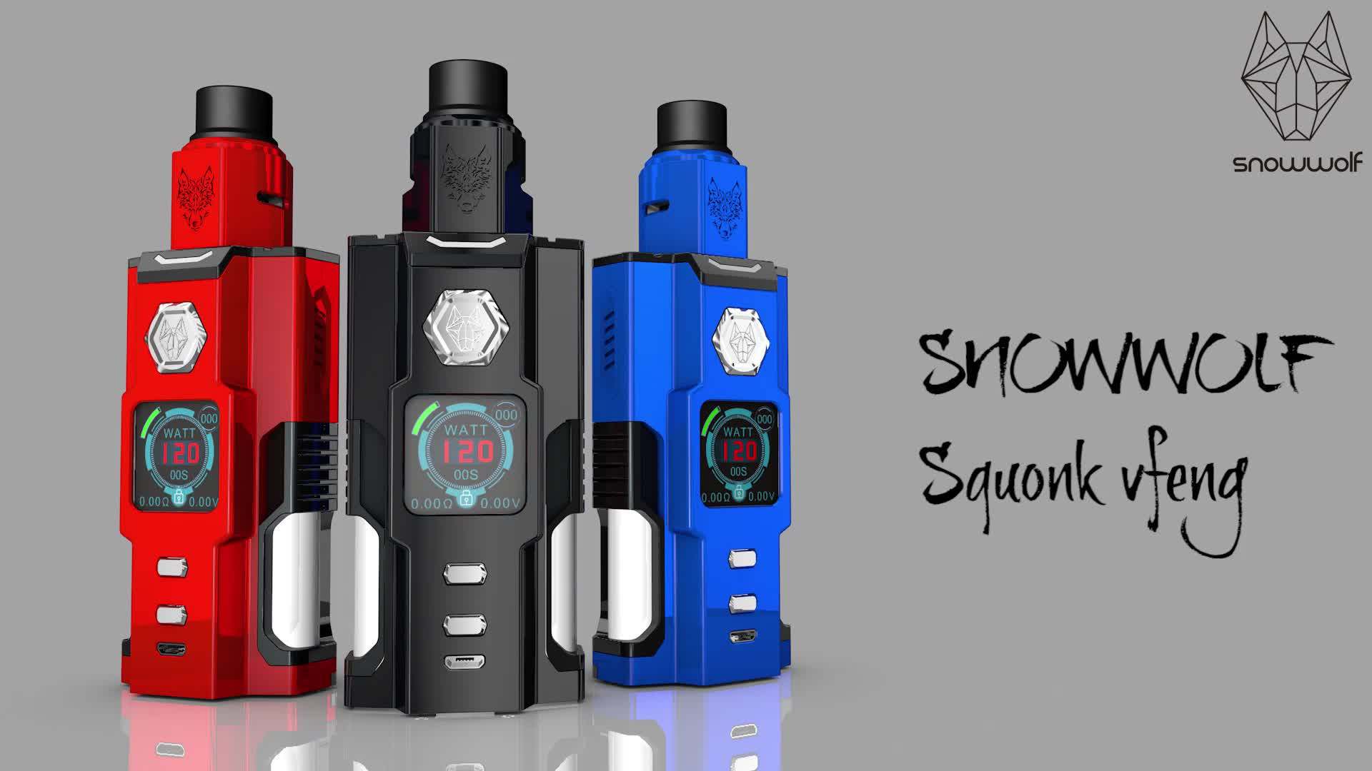 Alibaba 2018 Super Hot Vape Kit Snowwolf Vfeng Squonk Mod 100% Original ...