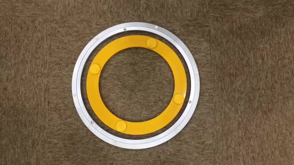 Full Ball Bearing Flat Swivel Plate Turntable Aluminum Metal Lazy Susan ...