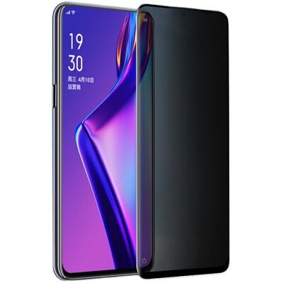 oppok3钢化膜防窥窃无白边全包