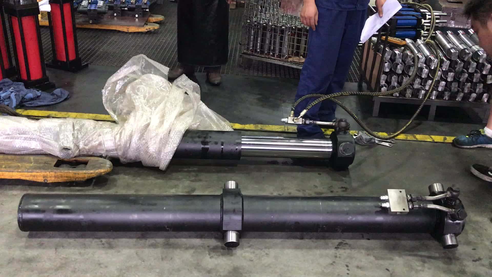 China Manufacturer Multistage Telescopic Two Stage Double Acting ...