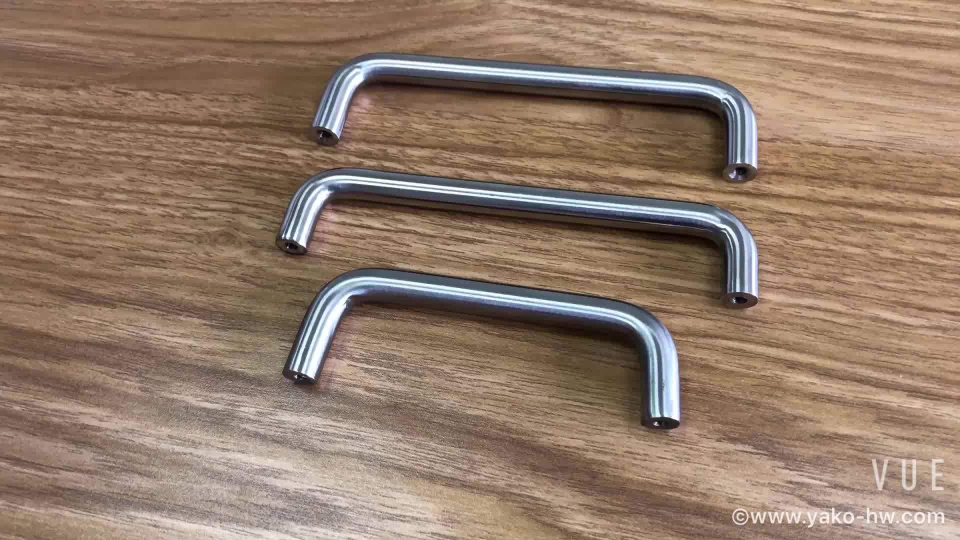 Customized High Quality Round Bar Stainless Steel Furniture Drawer ...