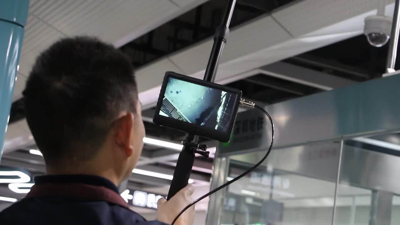 5m Video Search Pole Camera Pipe /wall/roof Inspection Camera On A Pole ...