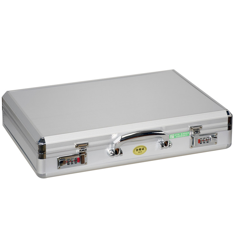 F298铝合金多功能收银箱手提金库保险箱钱盒钱箱_虎窝淘