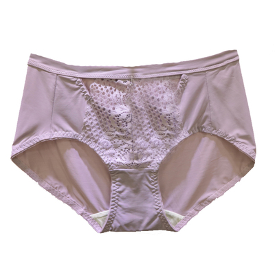 唯美牛奶丝中腰包臀女士三角内裤