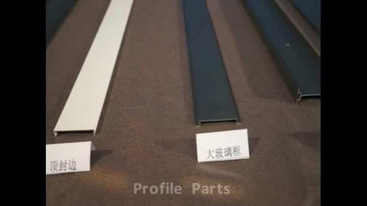 Extruded Aluminum Screen Frames Profiles For Office Partition 30-60mm ...