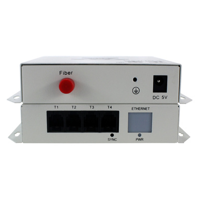 正果4路纯电话光端机语音对讲