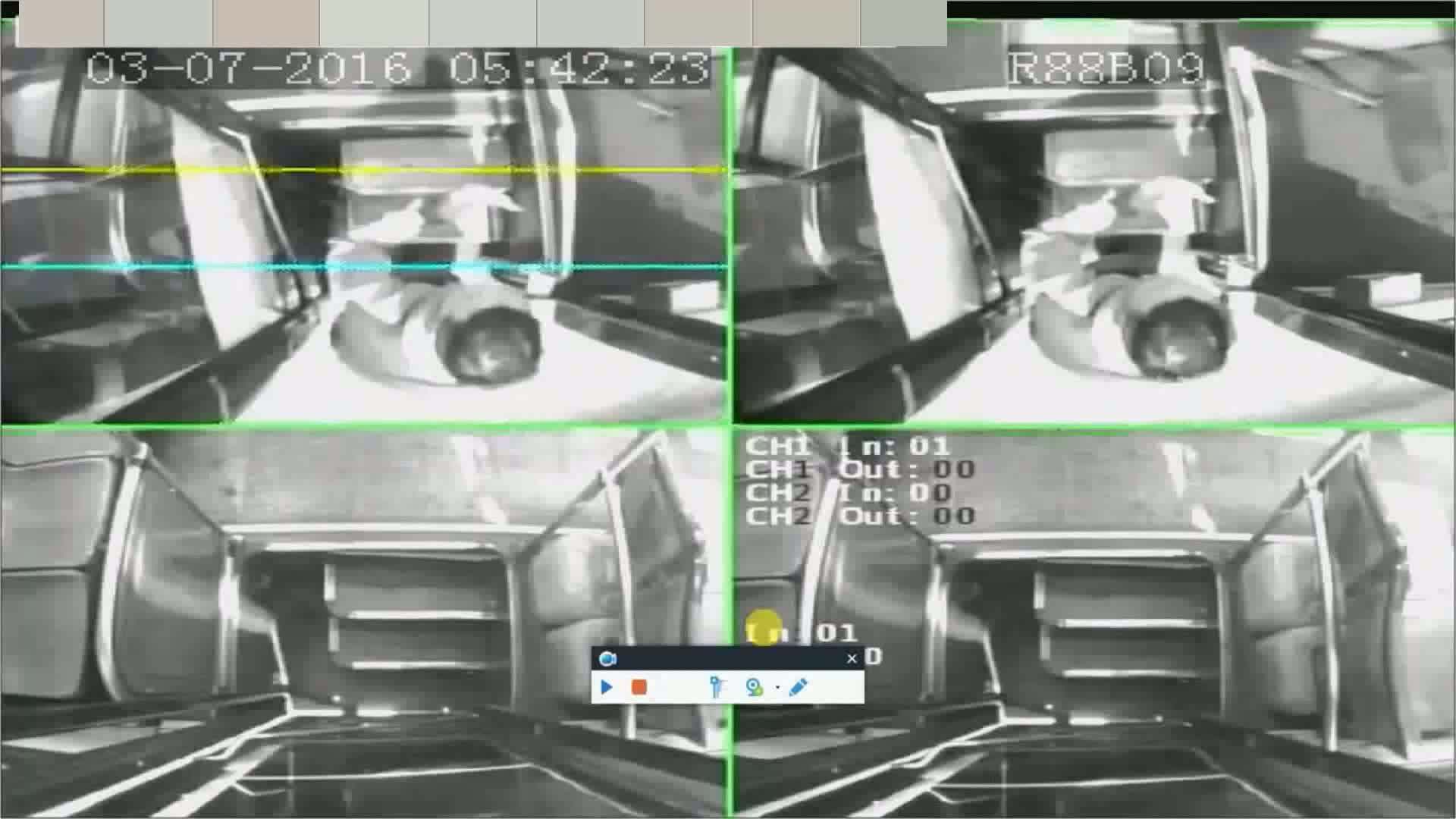 98% Accuracy Bus Passenger Human Counting Machine For 2 Door Buses ...