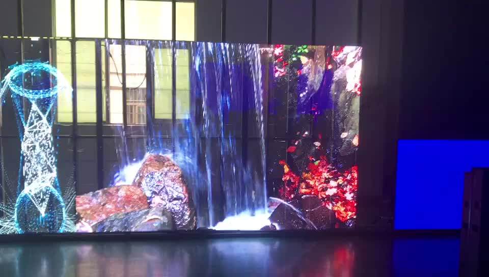 Transparent See Through Led Wall Screen Video Player P3.91-7.8125 P7 ...