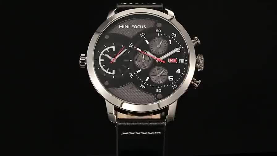 Mini Focus Dual Time Chronograph Men's Quartz Sports Watches Men Brand ...