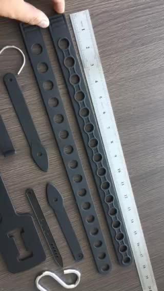Bespoke Heavy Duty Adjustable Rubber Strap With Holes - Buy Rubber ...