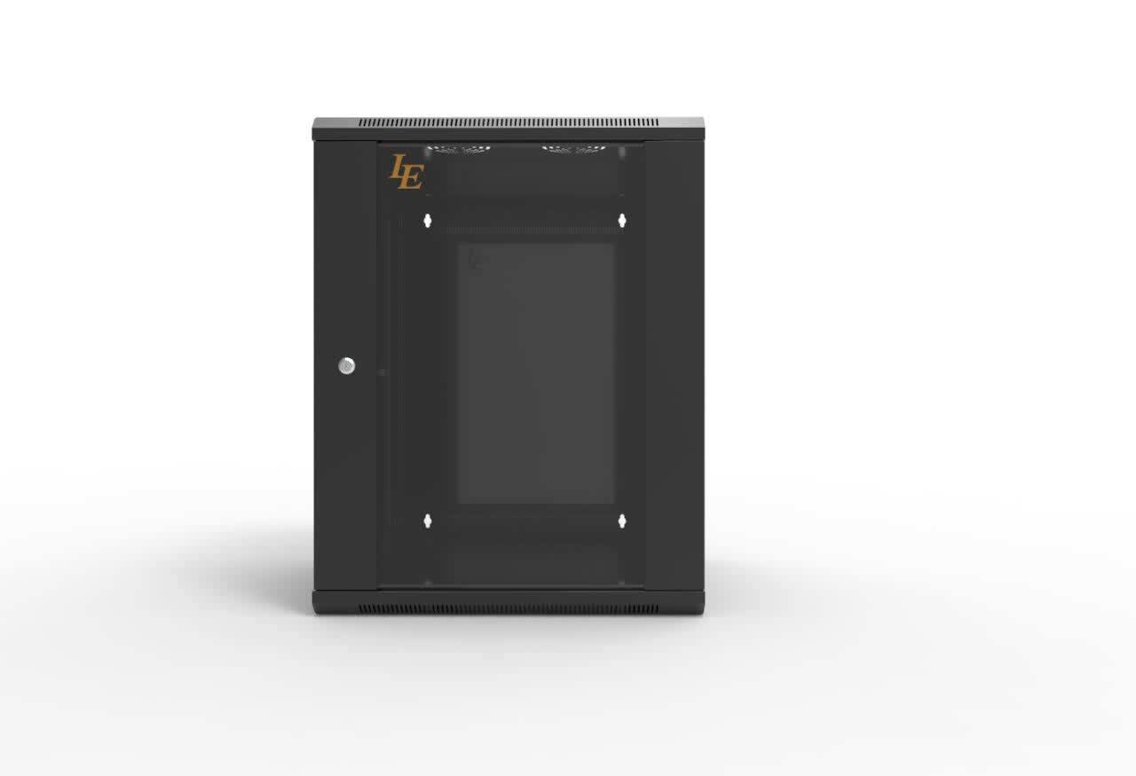 Le 6u Wall Mount Double Section Hinged Swing Out Server Network Closed ...