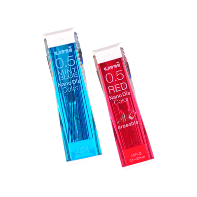 日本uni三菱彩色铅芯自动铅笔芯