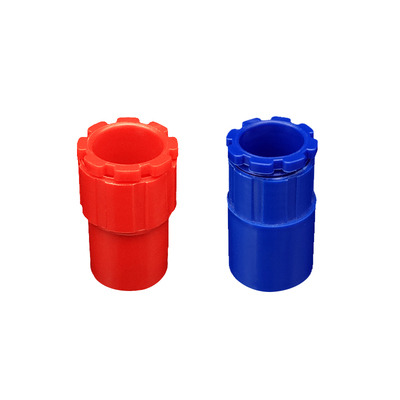 pvc线管锁扣彩色红蓝连接件国标