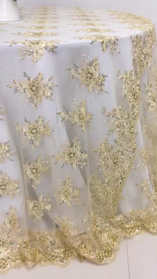 Tl002s-gold Table Cloth Lace Fabric Fancy Table Cover Middle East Table ...