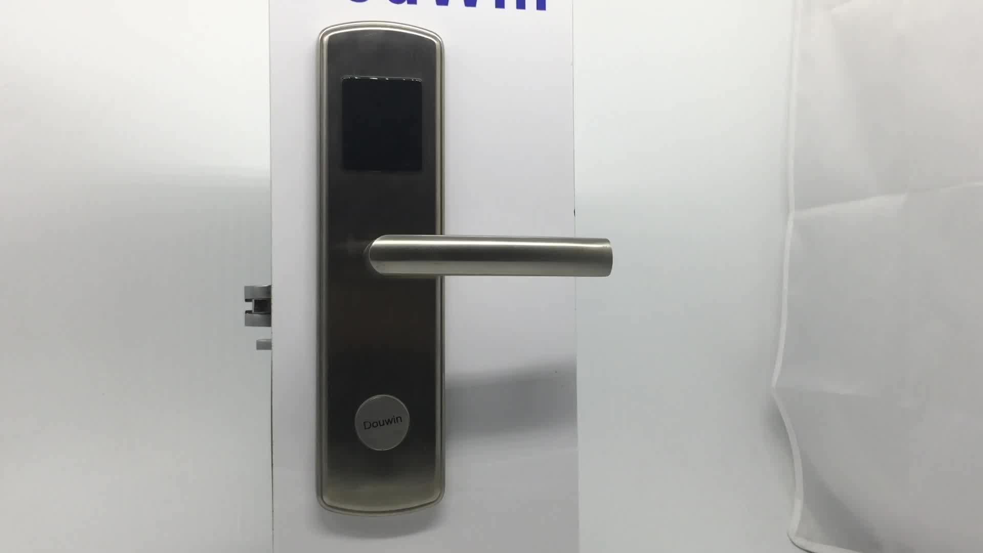 Manufacturer Security Rfid Card Rfid Door Lock For Hotel Rf Hotel Lock ...