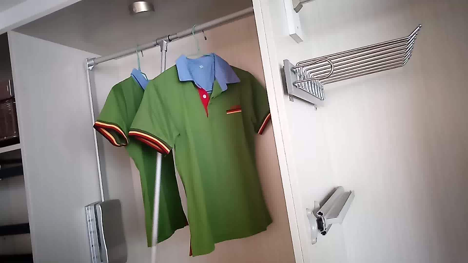 Extendable Wardrobe Pull Down Clothes Rack,Soft Closing Auto Back Cloth ...