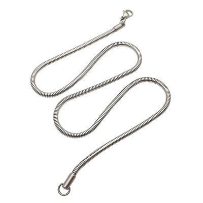 男士钛钢饰品时尚风蛇骨链