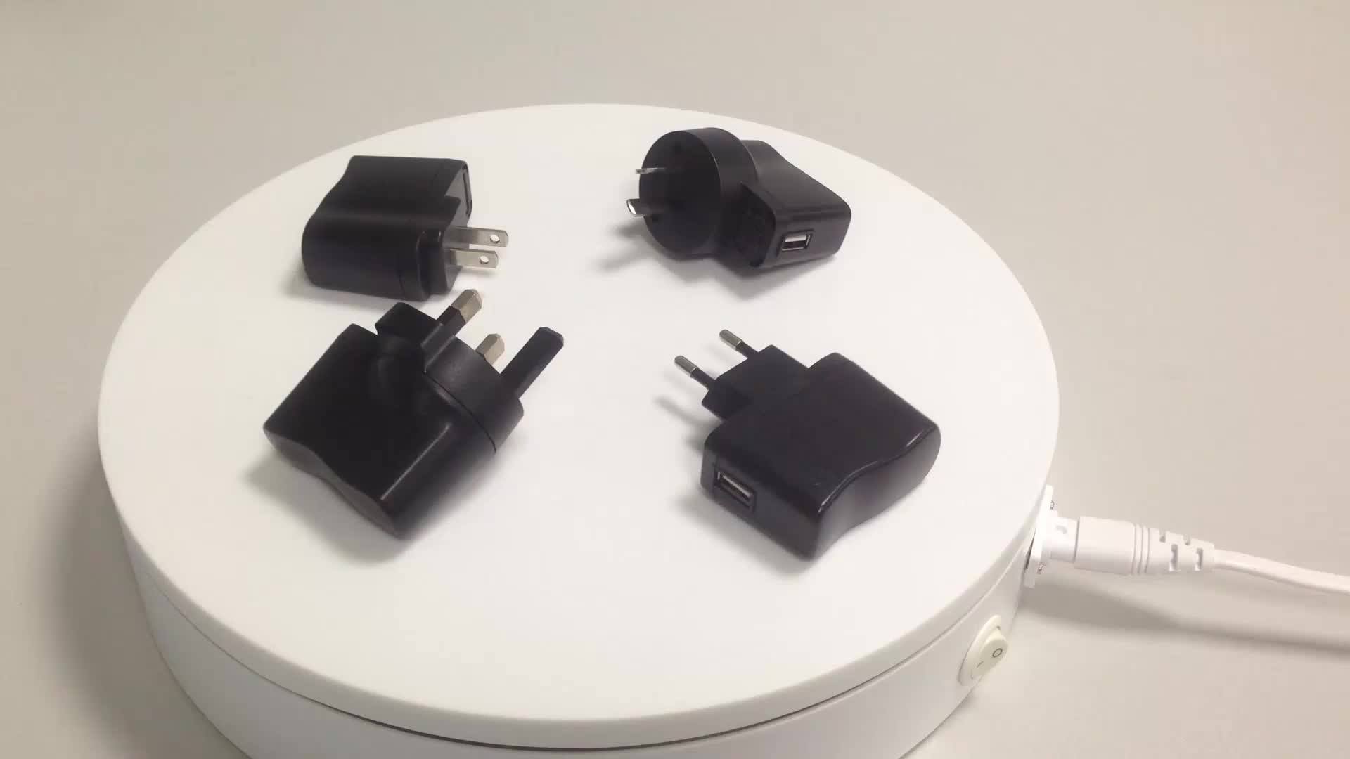 Ul Approved Ac Dc 5v1a 5v 500ma Usb Wall Mount Power Adapter Charger ...