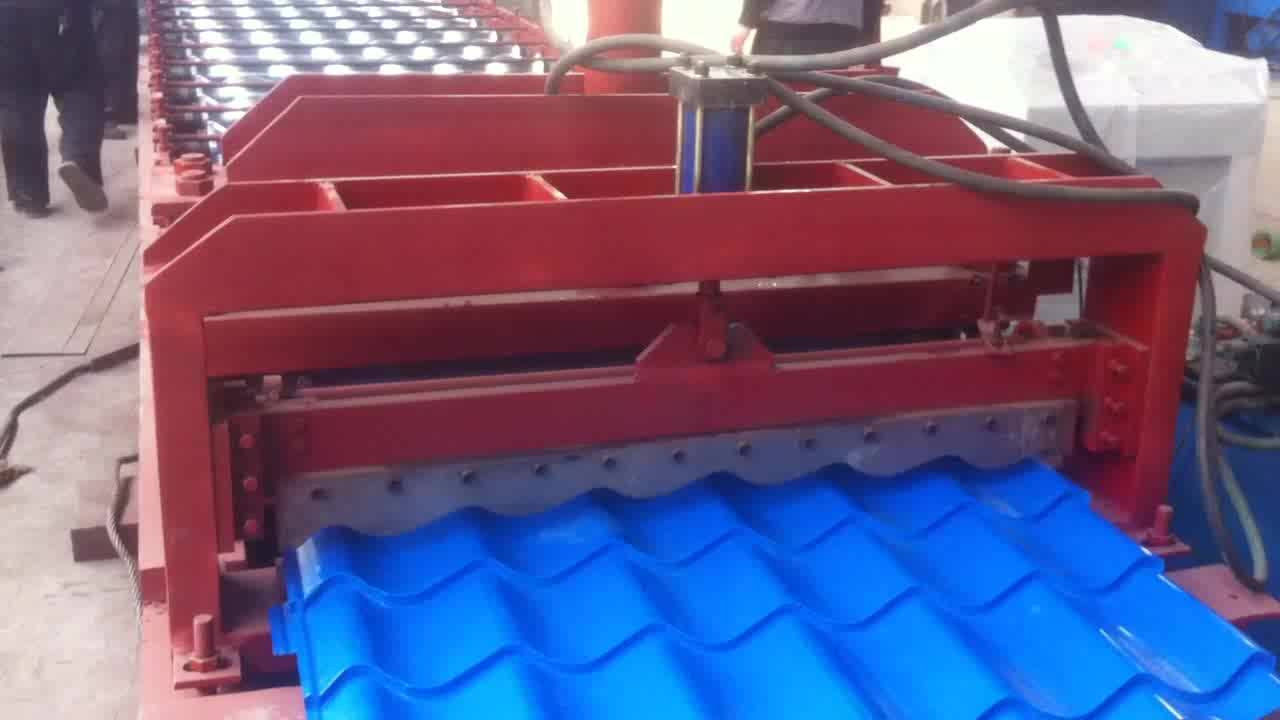 Galvalume Steel Sheets Corrugation Roof Panel Roll Forming Machine ...