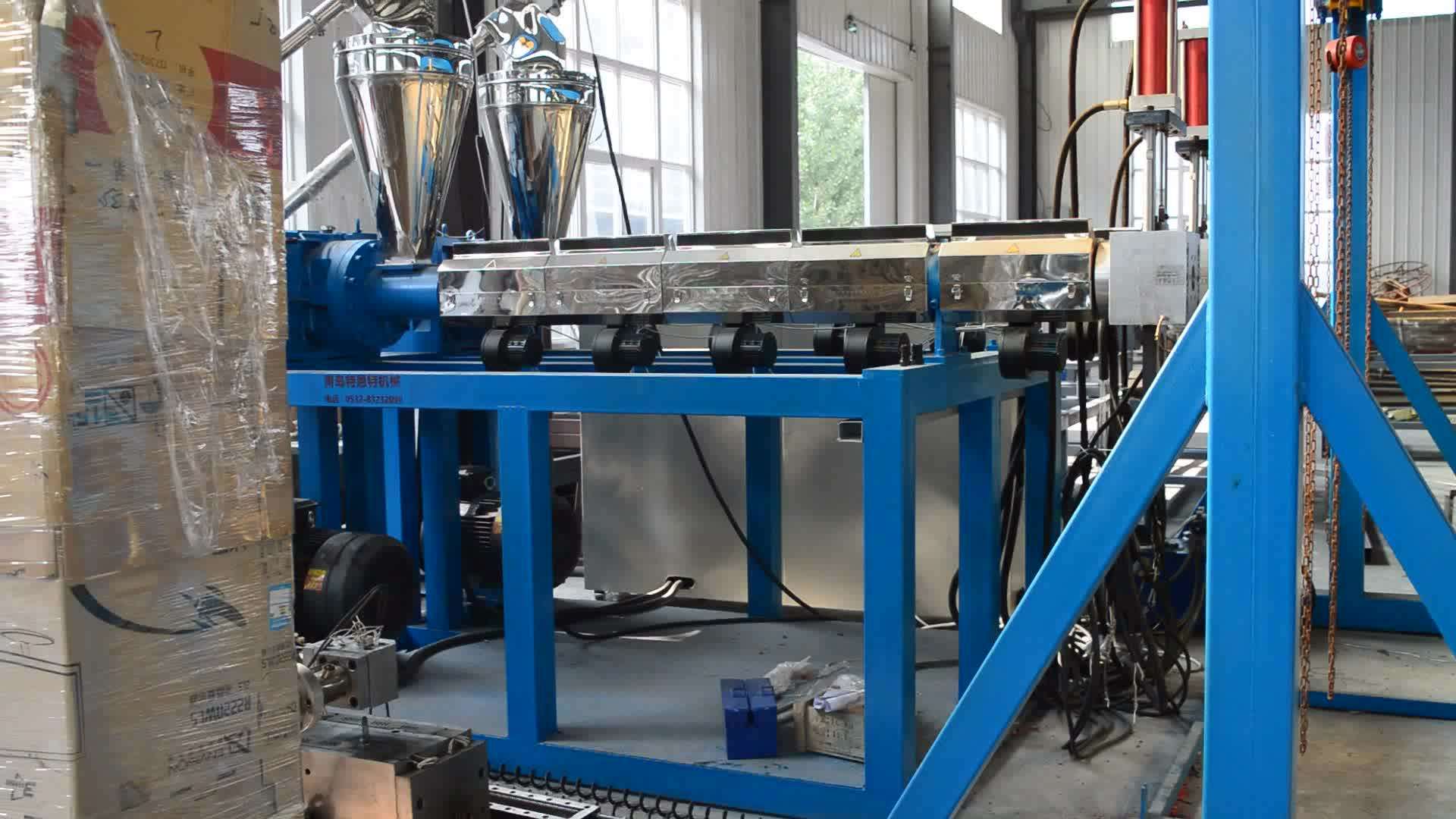 High Quality Pvc Plastic Coil Mat Making Machine / Carpet Production ...