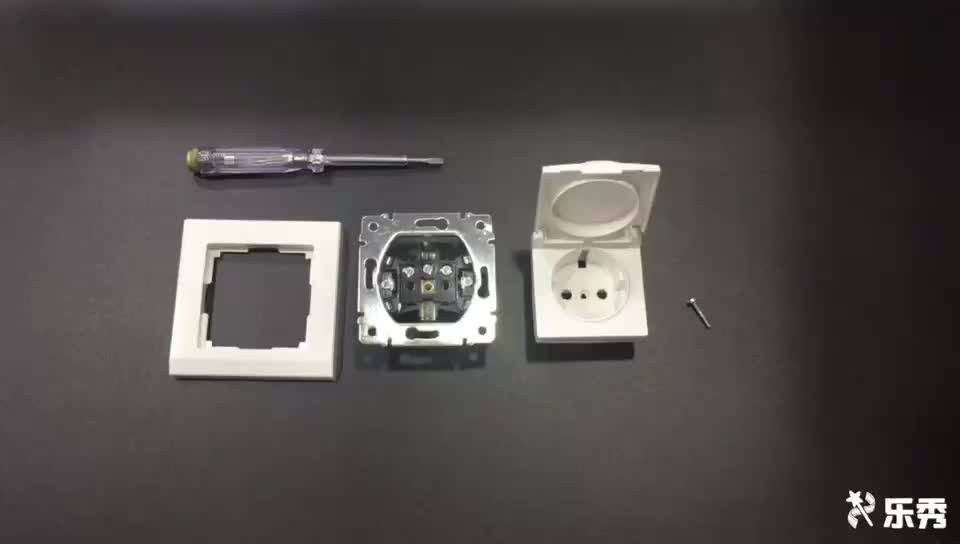 Bihu Soket Dinding Standar Eu,Soket Listrik Jerman Dengan Kontak Bumi ...