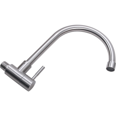 入墙式加长旋转摇摆厨房水龙头