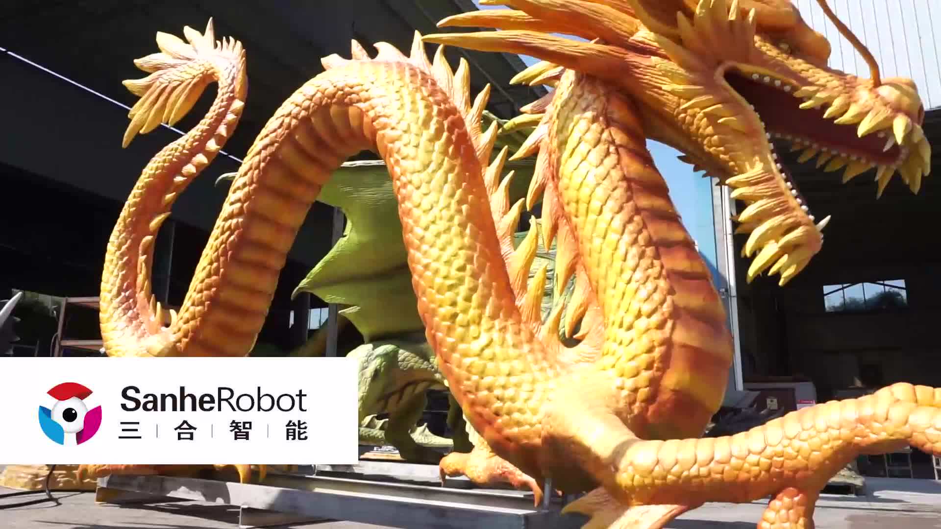 Sanhe Robot Grand 28m Long/size Chinese Style Statue Animatronic Dragon ...