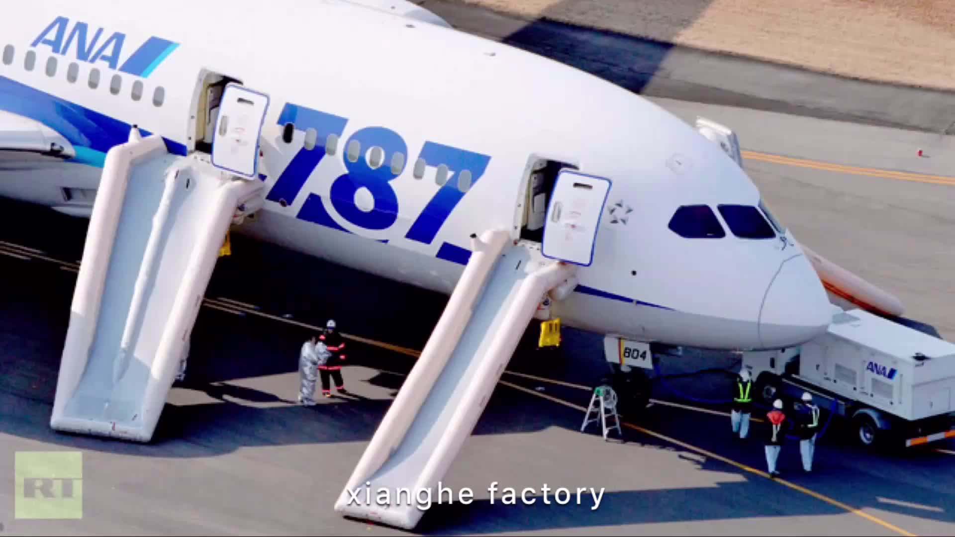 Evacuation Slide Inflatable Emergency Escape Yacht Slide Simulation ...