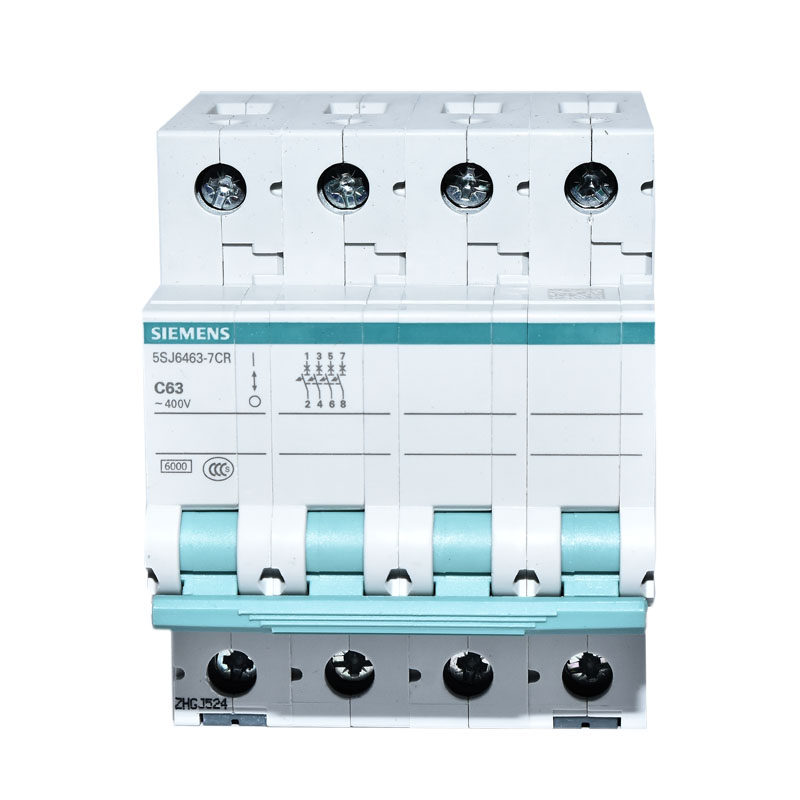西门子空气开关4P63A小型断路器4P10A20A-63A 4极空开5SJ64绿新款_虎窝淘