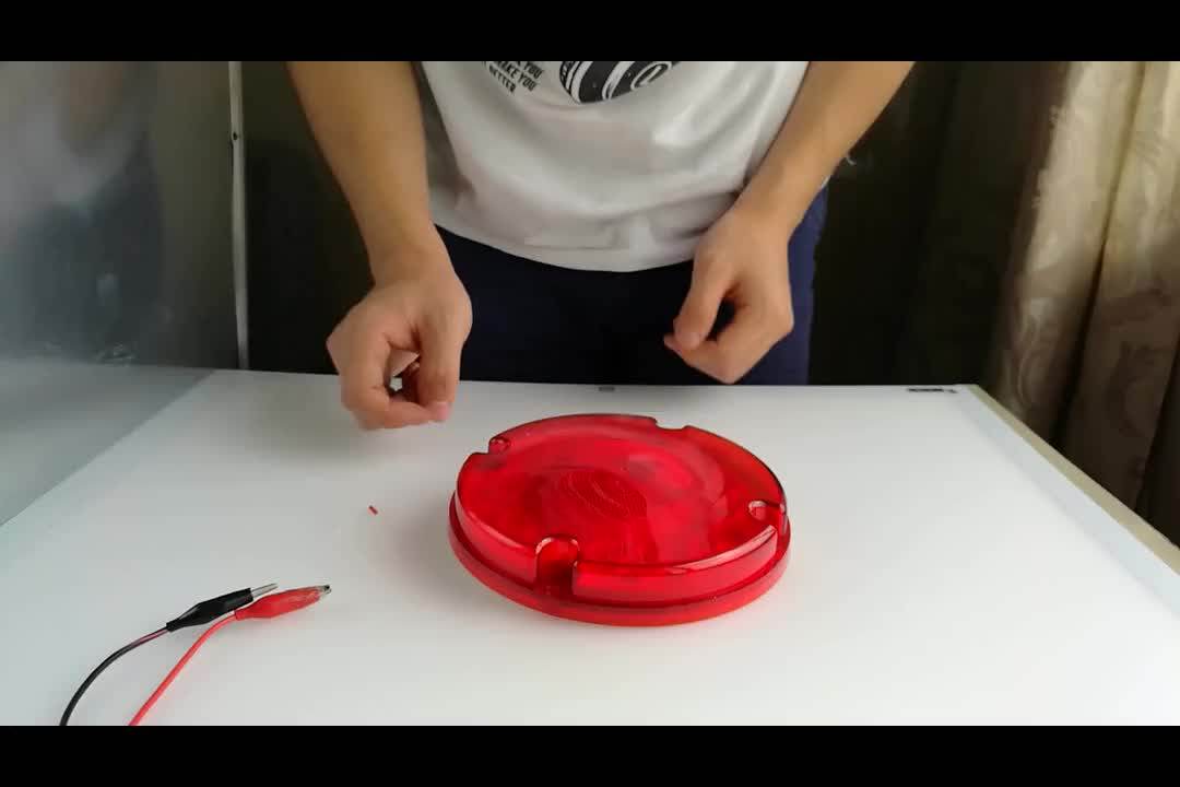 Dot Sae Ce E-mark7 Inch Round Red Piranha 44 Led School Bus Stop Turn ...