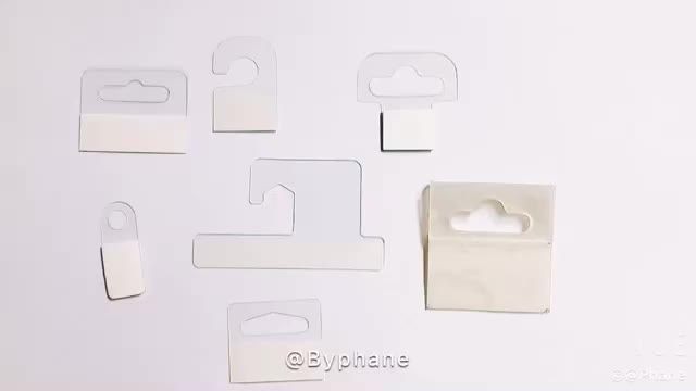 Clear Plastic Adhesive Hang Tags For Hanging Small Boxes - Buy Clear ...