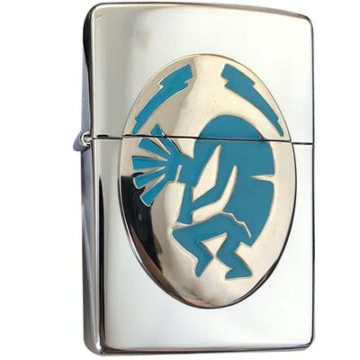 打火机zippo印第安丰收吹笛人