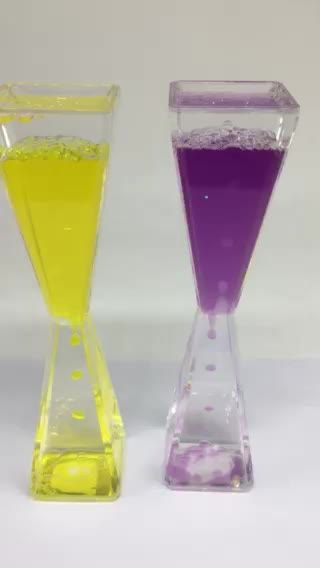 High Quality Acrylic Liquid Oil Hourglass Sand Timer Acrylic Liquid ...