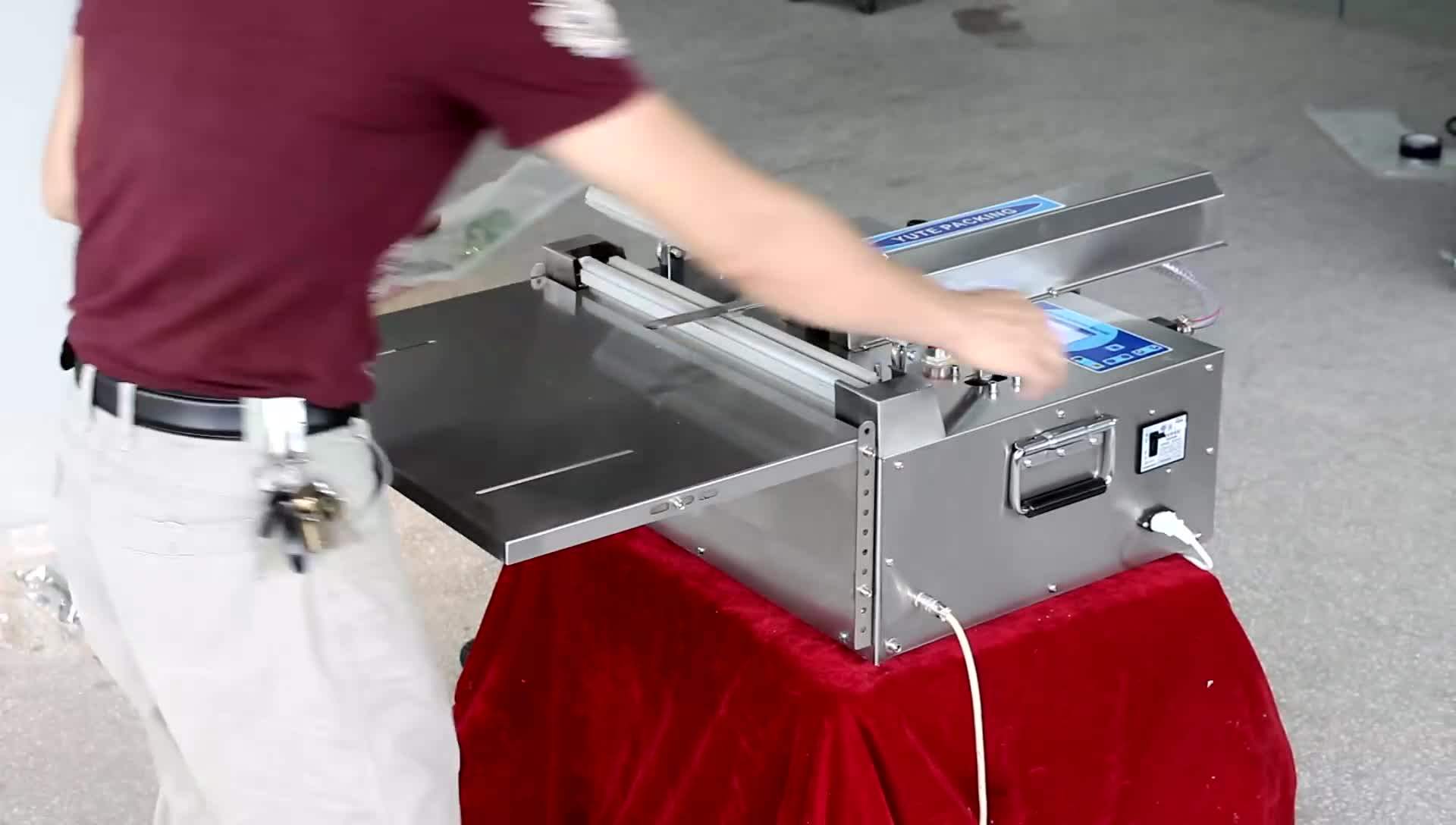 Desktop External Nitrogen Flushing Sealing Machine Food Vacume ...