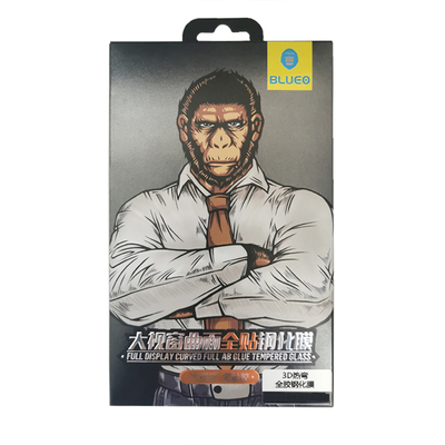 蓝橙全胶小米10钢化膜