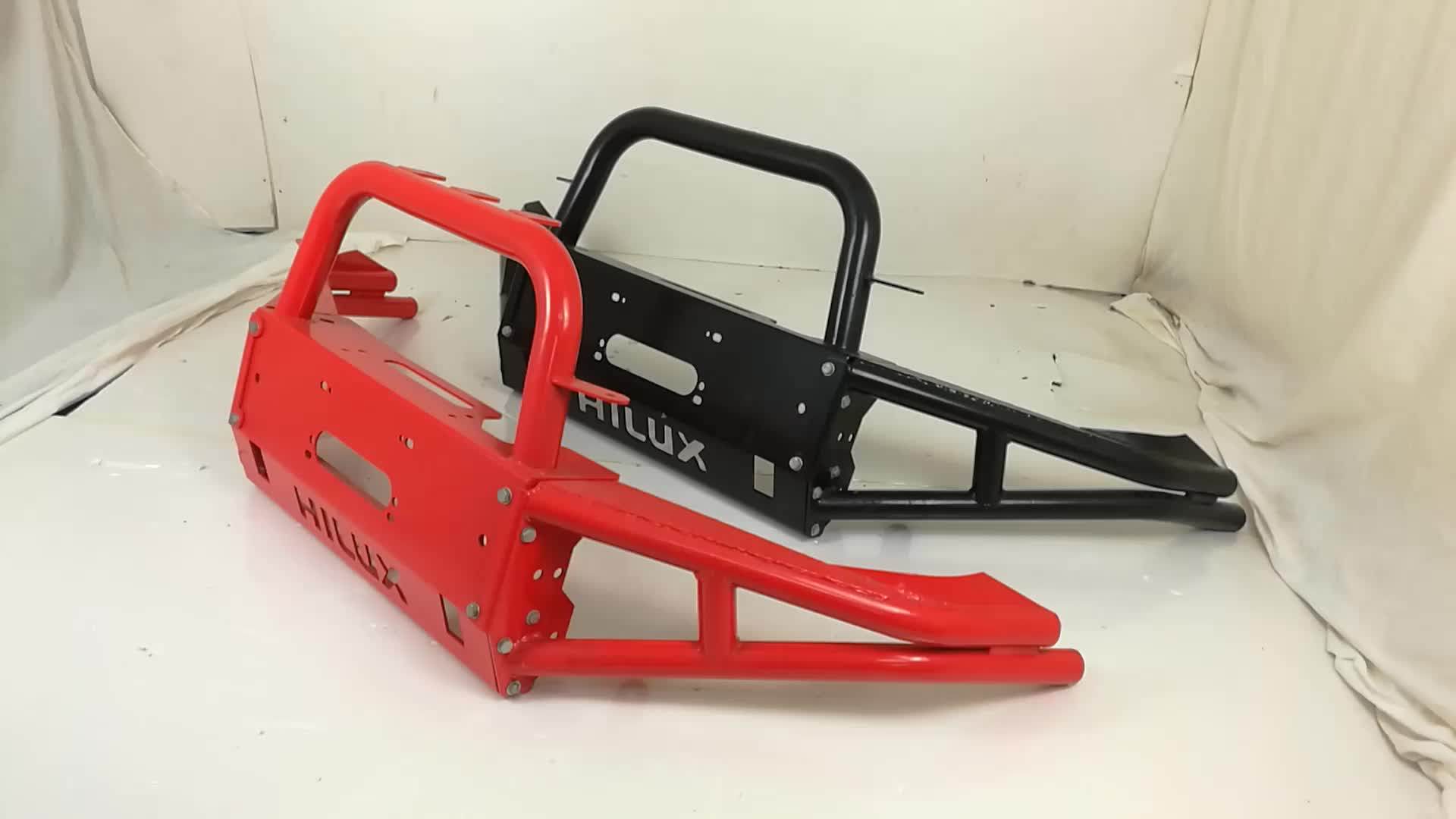 Oem 4x4 Steel Front Bumper Bull Bar Nudge Bar For Hilux Vigo - Buy 4x4 ...