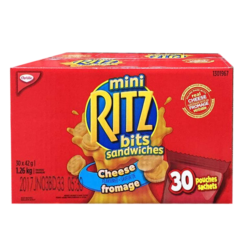 加拿大直邮 Ritz乐之芝士奶酪饼干好吃不上火1.26kg_虎窝淘