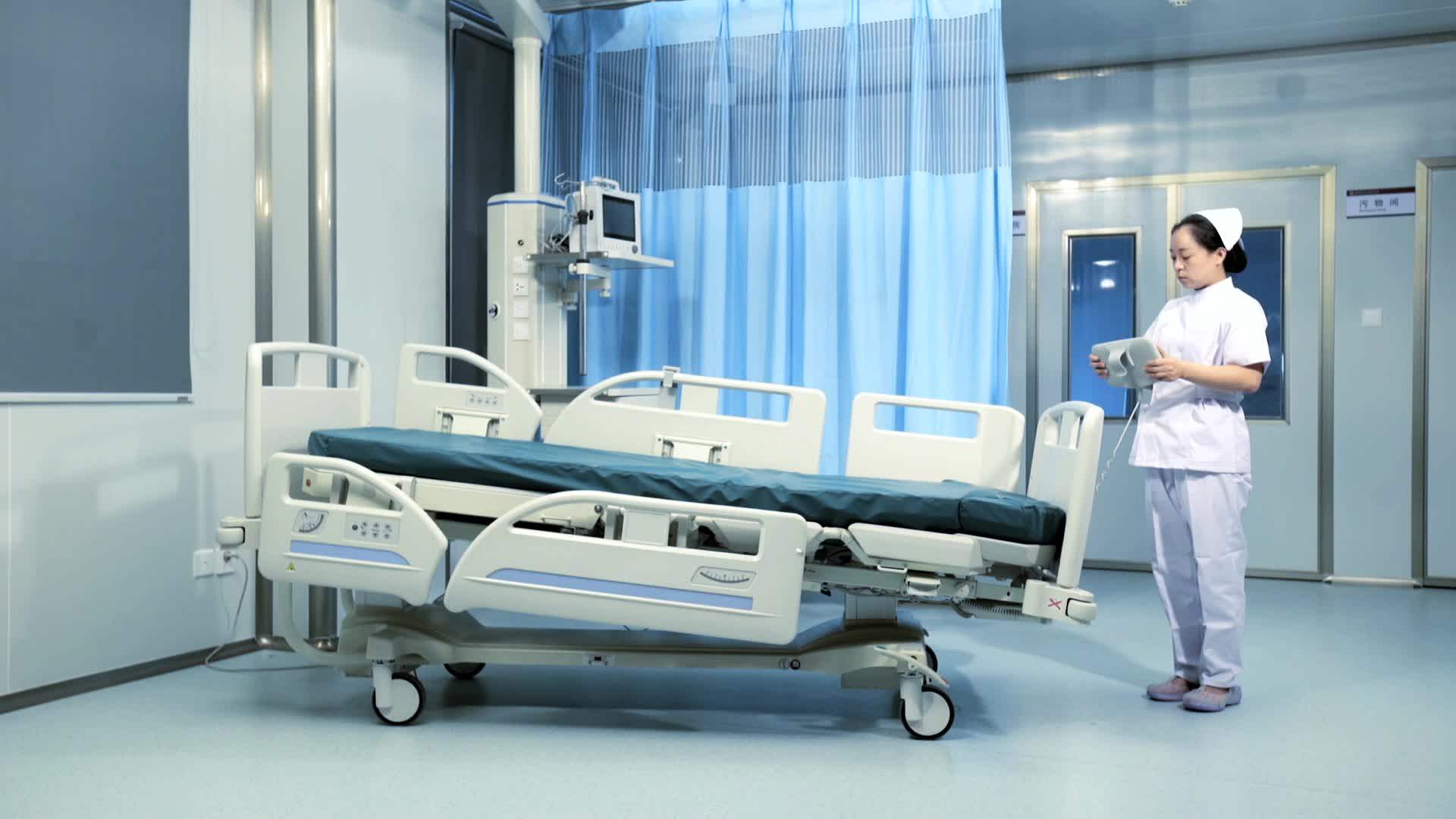 China Lifting Columns Motor Electric Hospital Beds For Icu Ward ...