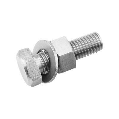 TA2纯钛外六角螺丝螺栓螺母平垫