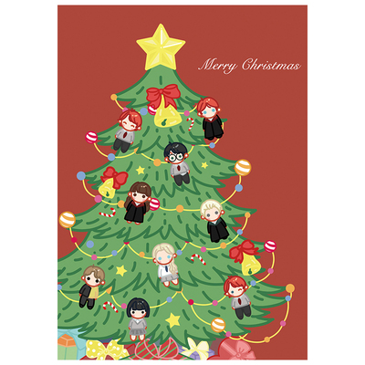 原创哈利波特明信片/手帐卡片