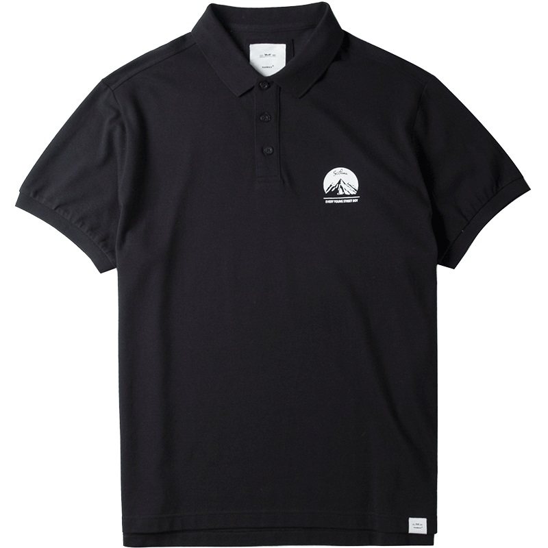 PANMAX加肥加大码纯色ins潮牌翻领短袖T恤胖子男装潮牌夏日POLO衫_虎窝淘