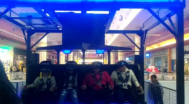 Shopping Mall 9d Virtual Reality Roller Coaster Motion Simulation Rides ...
