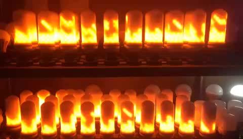 Fake Fire Led Flame Effect Bulb For Halloween Holiday/hotel/bars ...
