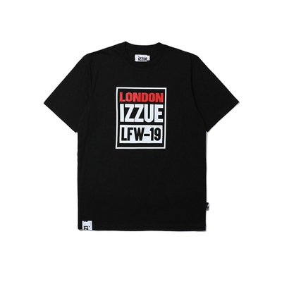 字母短袖izzue休闲男T恤