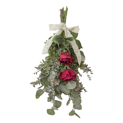 仿真假花玫瑰墙壁装饰电视背景墙