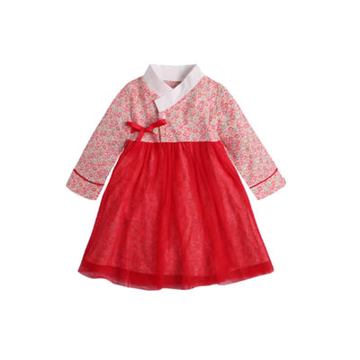 宝宝小童长袖包屁裙连身衣韩服