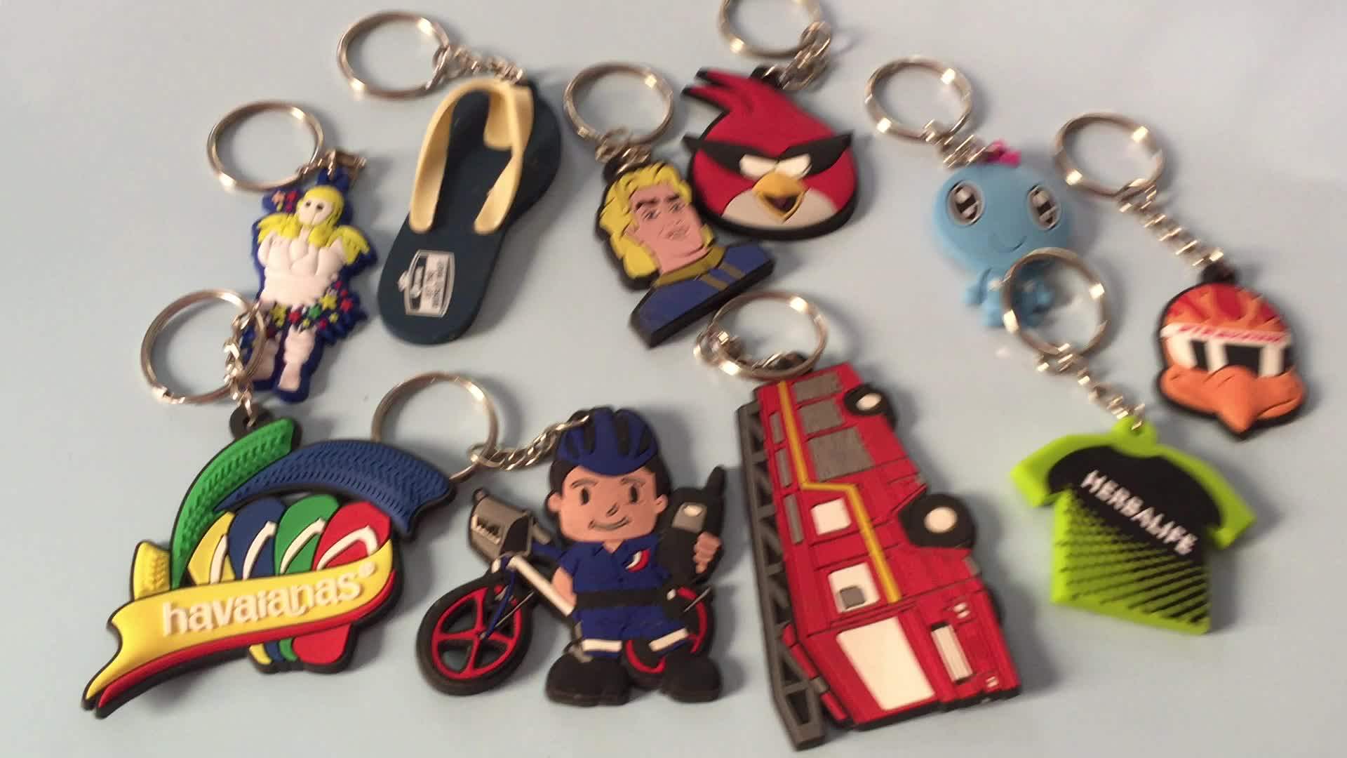 Environmental Protection - Soft Pvc 3d Keychain - Buy Rubber Key Chain ...