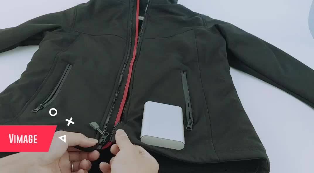 Rechargeable Battery Powered Mens Electrical Heated Hunting Jacket ...