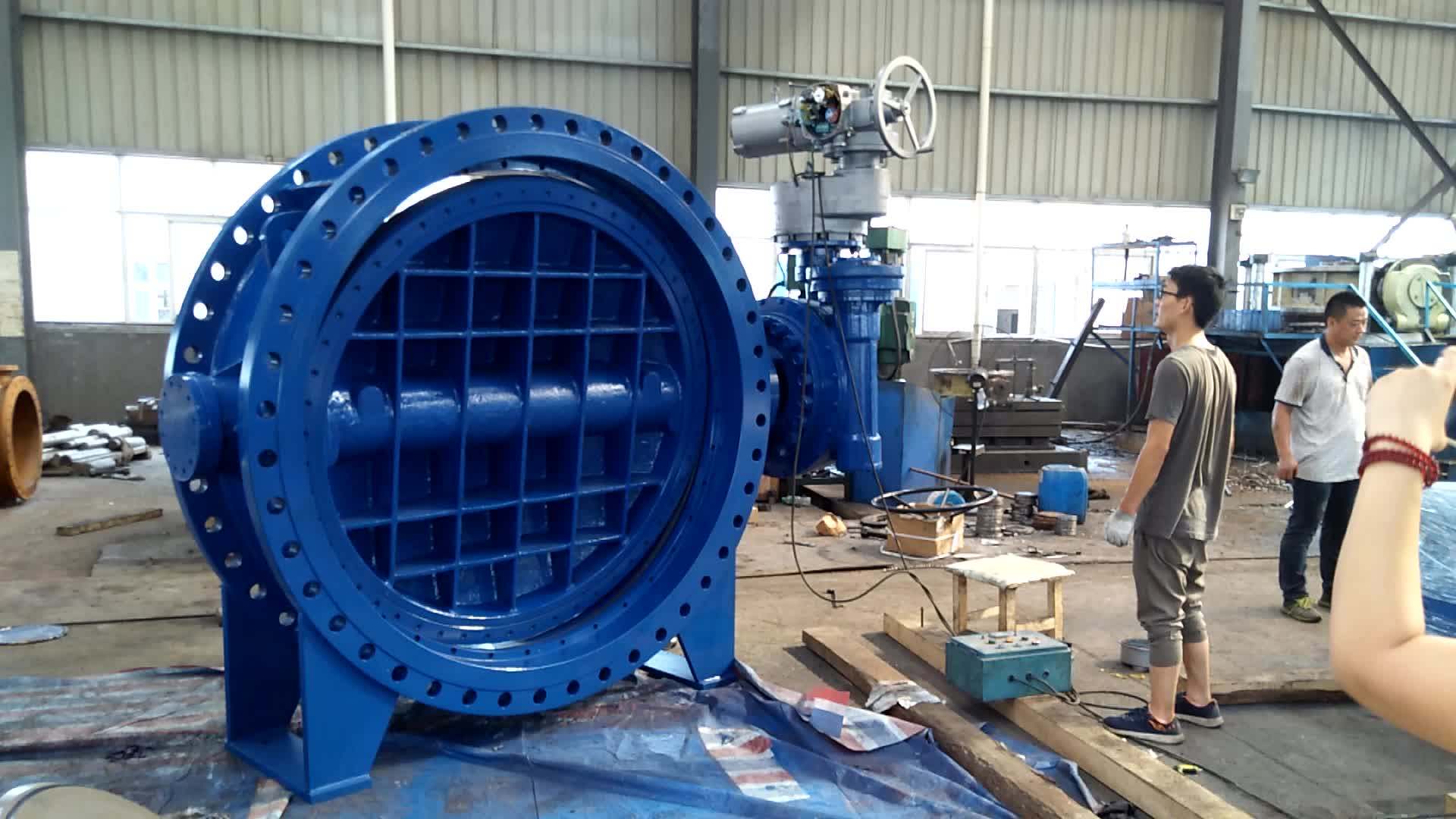 A216 Wcb Large Diameter Triple Eccentric Metal Seated Butterfly Valve ...