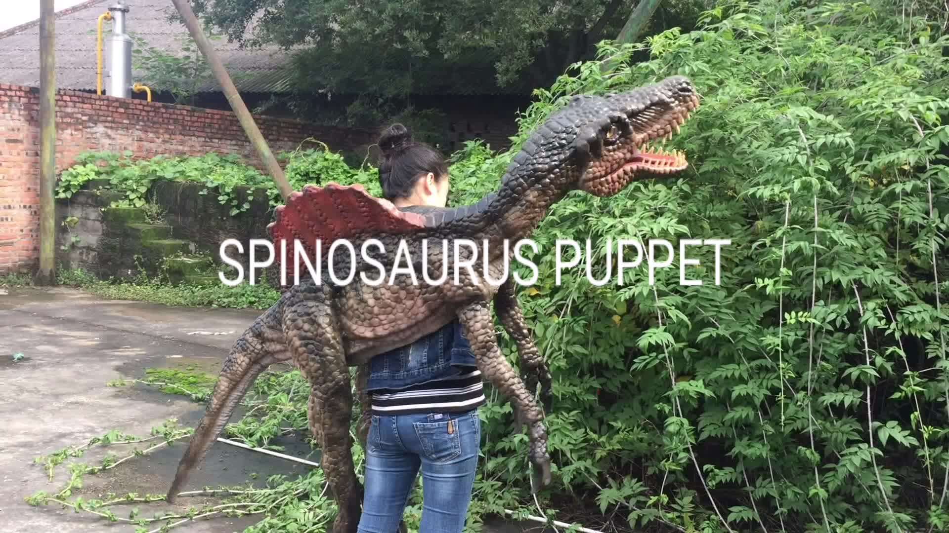 My Dino Gdp-002 Realistic Dinosaur Spinosaurus Shoulder Puppet Costume ...